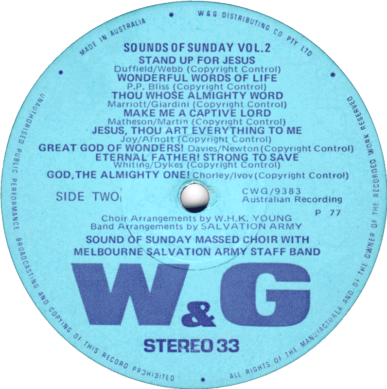 CWG9383 - Sounds of Sunday Vol 2