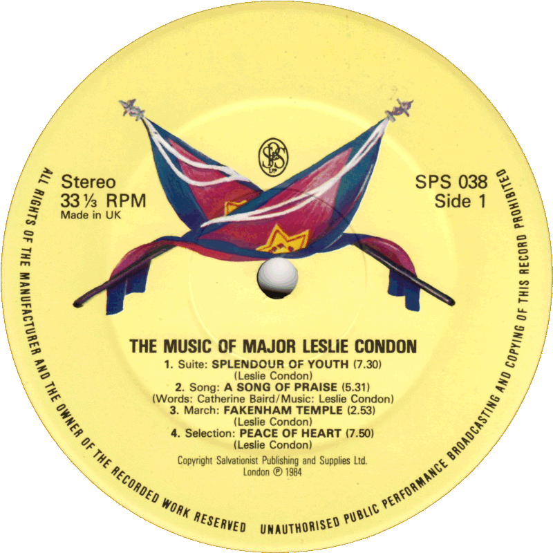 SPS038 - The Music of Major Leslie Condon